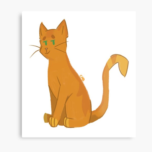 Warrior Cats Warriors Firestar Cat Rusty Firepaw Fireheart Metal Prints ...