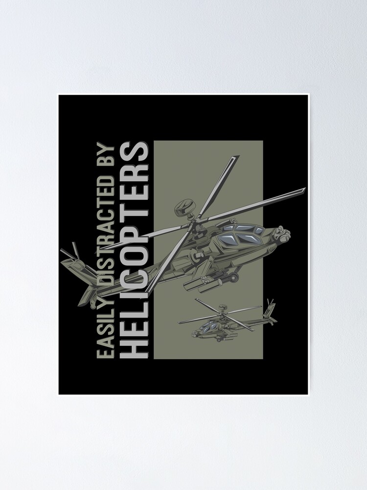 Military Helicopters Poster