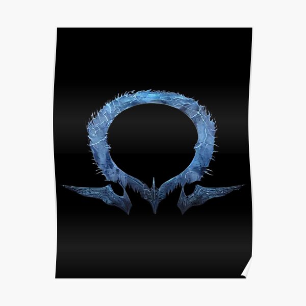 "God Of War Ragnarök Viking Symbol" Poster for Sale by ThatOtherStyle ...