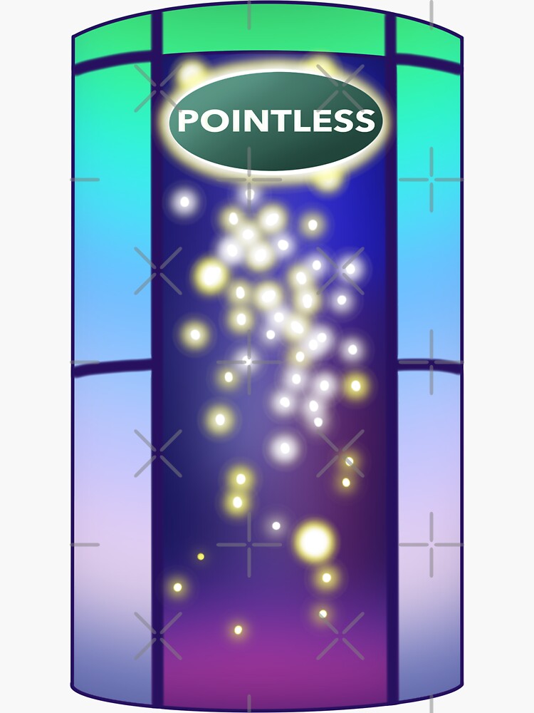 "Pointless answer " Sticker for Sale by davedonut | Redbubble