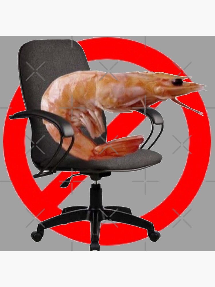 "Shrimp on Desk Chair" Poster for Sale by Maddy0410 | Redbubble