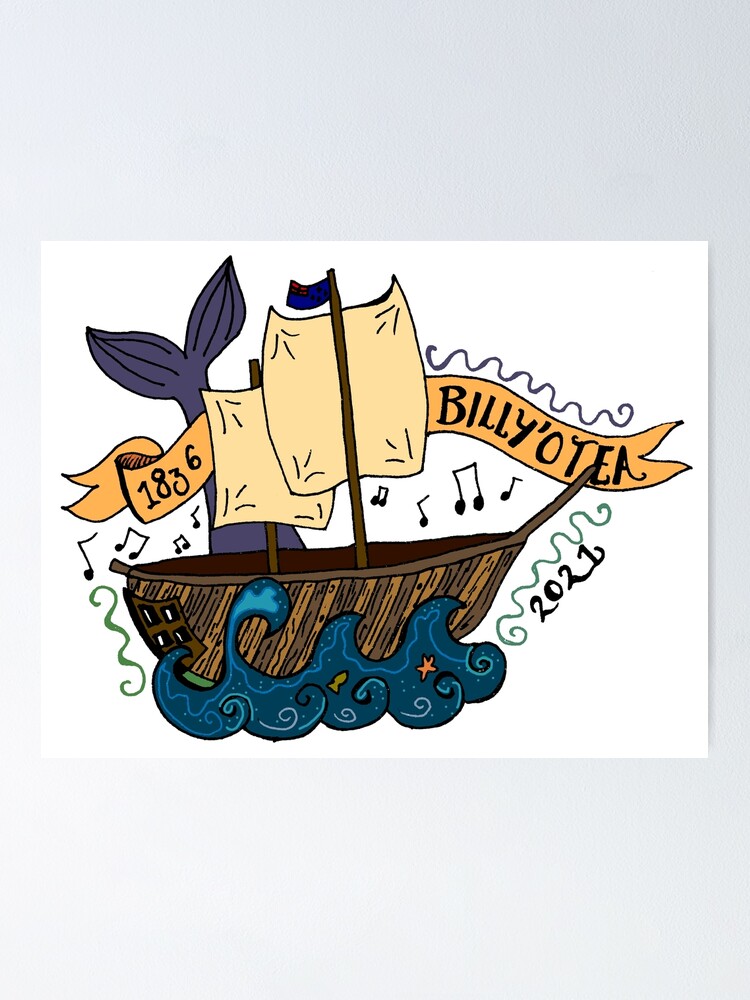 "The WELLERMAN Ship" Poster for Sale by Orange-Anteater | Redbubble