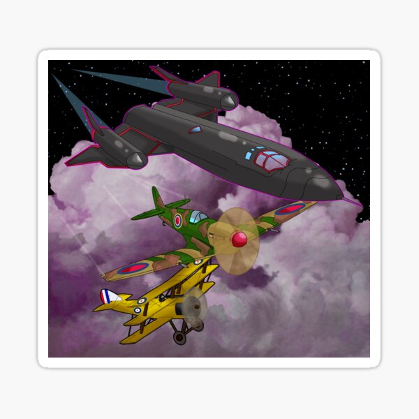 "Aerial Reconnaissance" Sticker for Sale by Lytebound | Redbubble