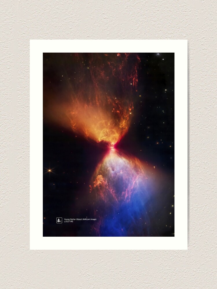 "JWST Young Stellar Object (Fiery Hourglass), L1527 (James Webb/JWST ...