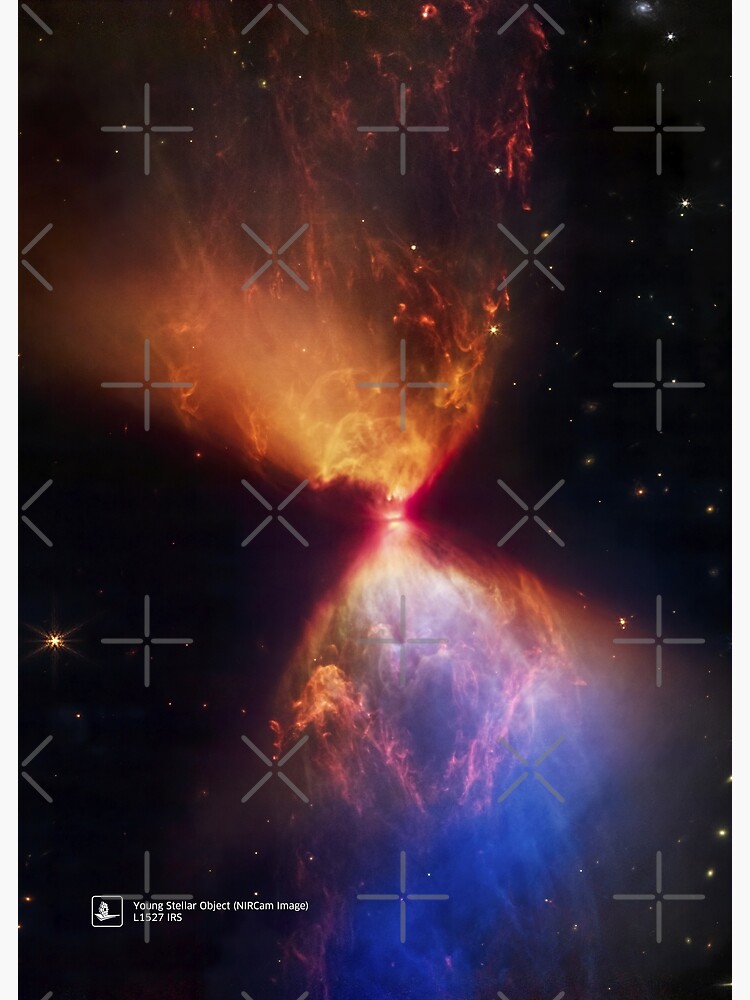"JWST Young Stellar Object (Fiery Hourglass), L1527 (James Webb/JWST ...