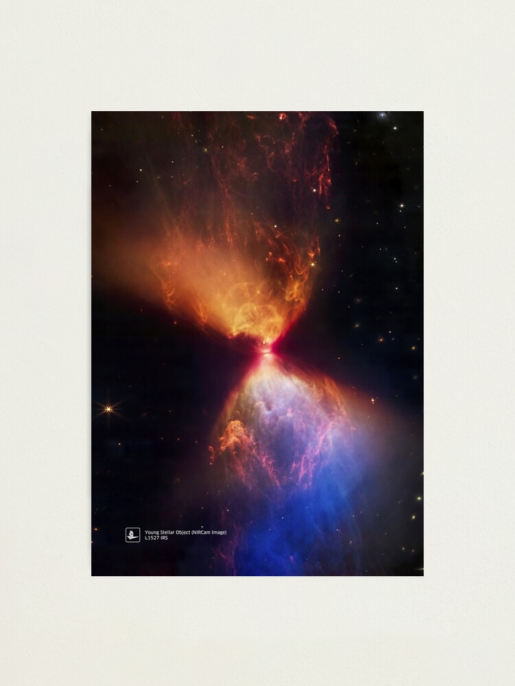 Impression photo « JWST Young Stellar Object (Fiery Hourglass), L1527 ...