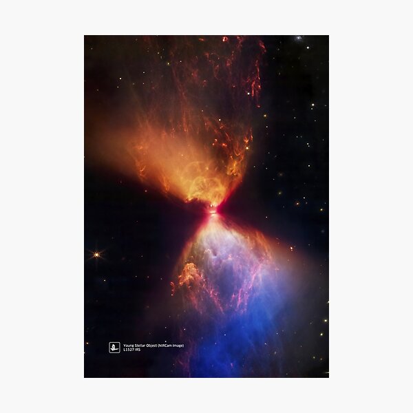 Impression photo « JWST Young Stellar Object (Fiery Hourglass), L1527 ...