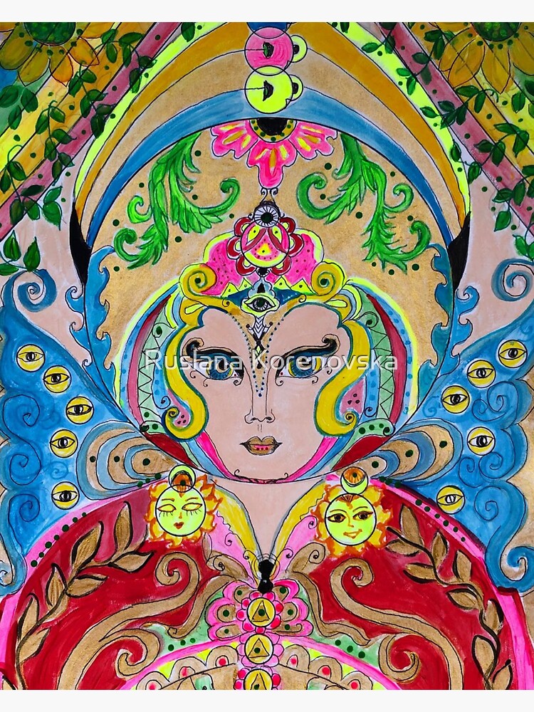 "Indigo" Sticker for Sale by RuslanaART | Redbubble