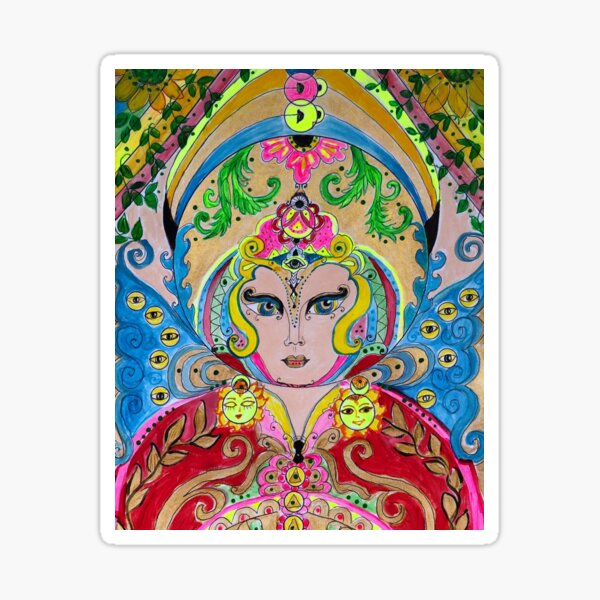 "Indigo" Sticker for Sale by RuslanaART | Redbubble