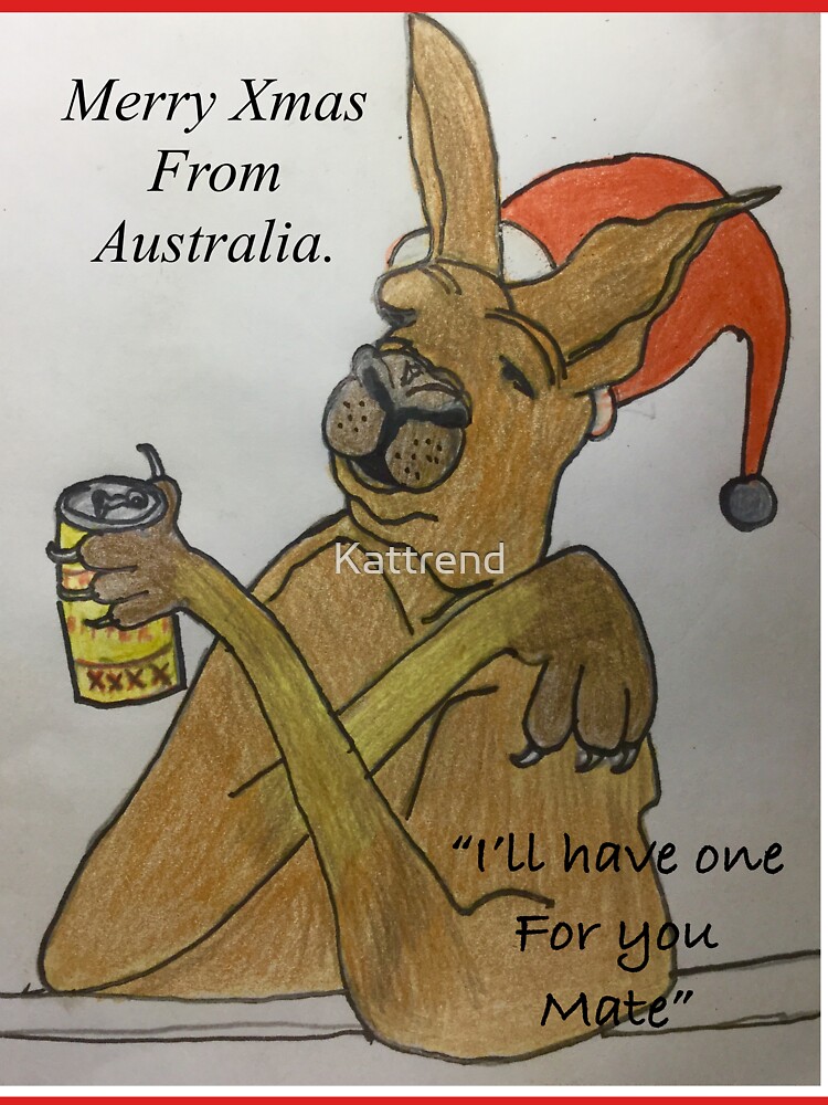 "Big red roo." T-shirt for Sale by Kattrend | Redbubble | big red t ...