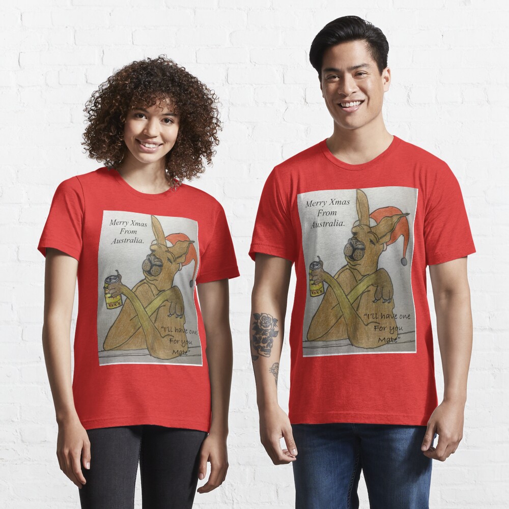 "Big red roo." T-shirt for Sale by Kattrend | Redbubble | big red t ...