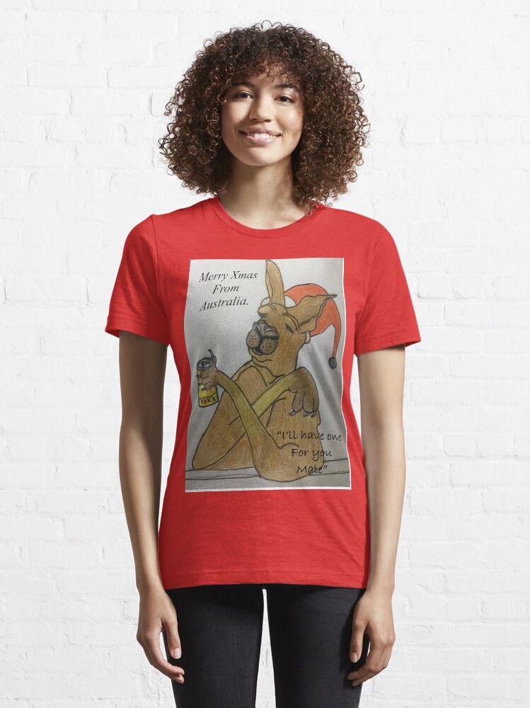 "Big red roo." T-shirt for Sale by Kattrend | Redbubble | big red t ...