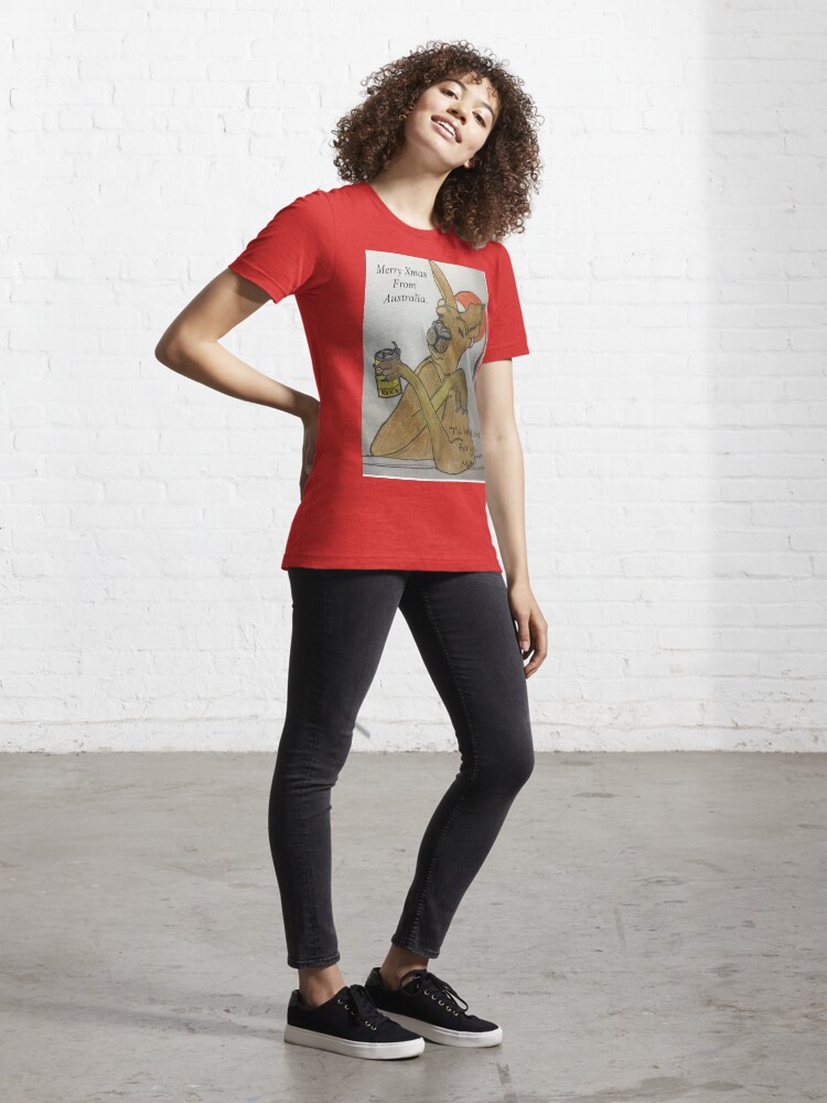 "Big red roo." T-shirt for Sale by Kattrend | Redbubble | big red t ...