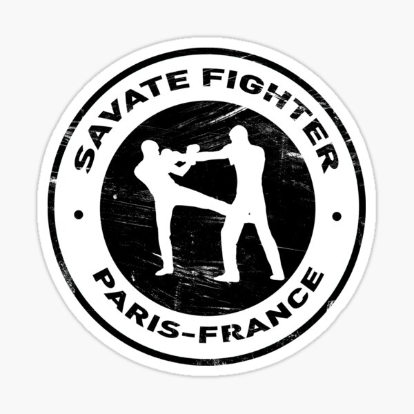 "Savate Fighter" Sticker by Nattouf | Redbubble