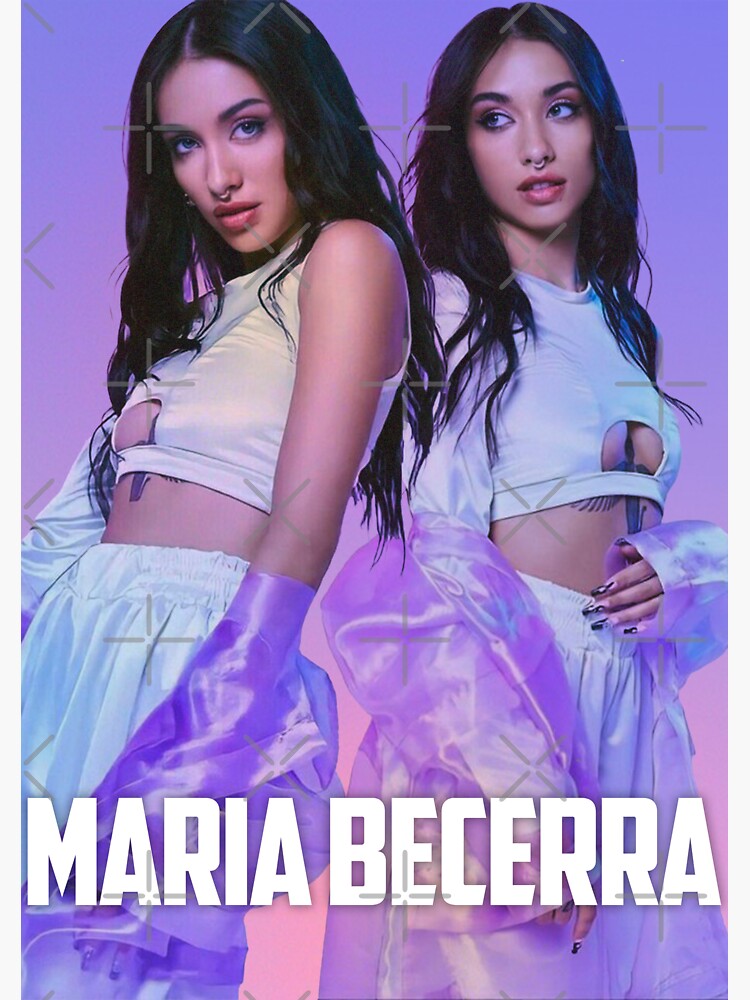 "Maria Becerra" Sticker by esterlozano | Redbubble
