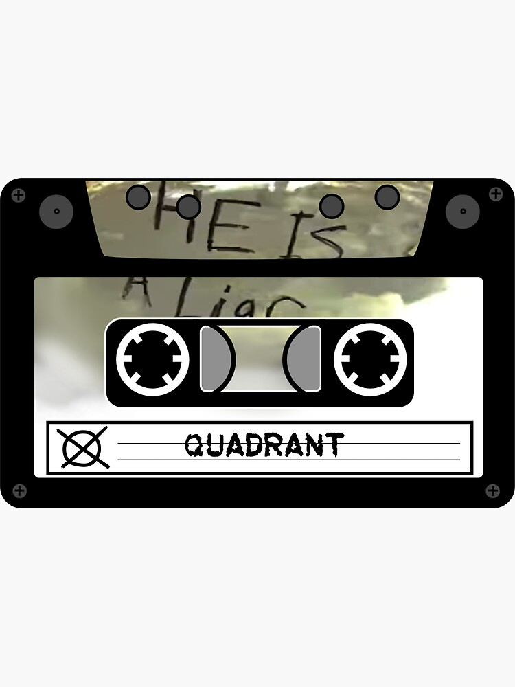 "QUADRANT Marble Hornets Cassette Tape (version 2)" Sticker for Sale by ...