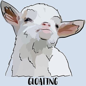 "Gloating Goat" Art Board Print for Sale by aimeetregunno | Redbubble