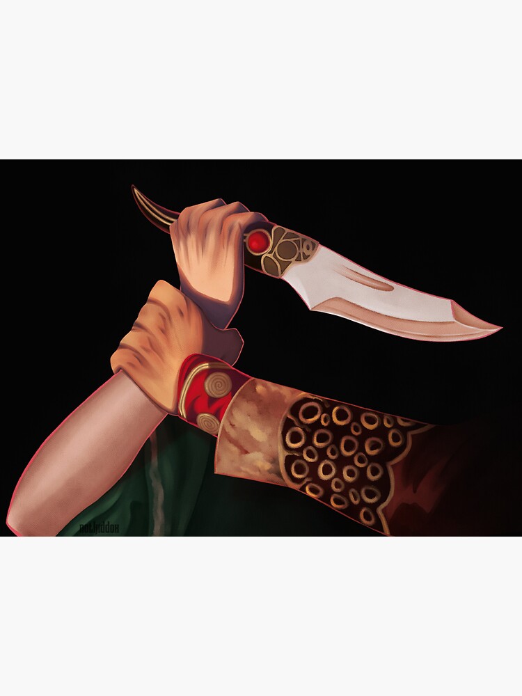 Catspaw Dagger Knife Hotd Sticker For Sale By Bmartdesign Redbubble