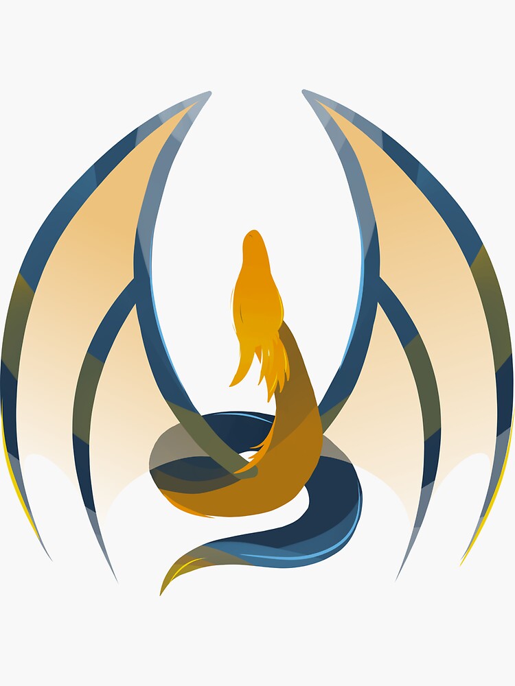 "Aroace Dragon" Sticker for Sale by untitledGenny | Redbubble