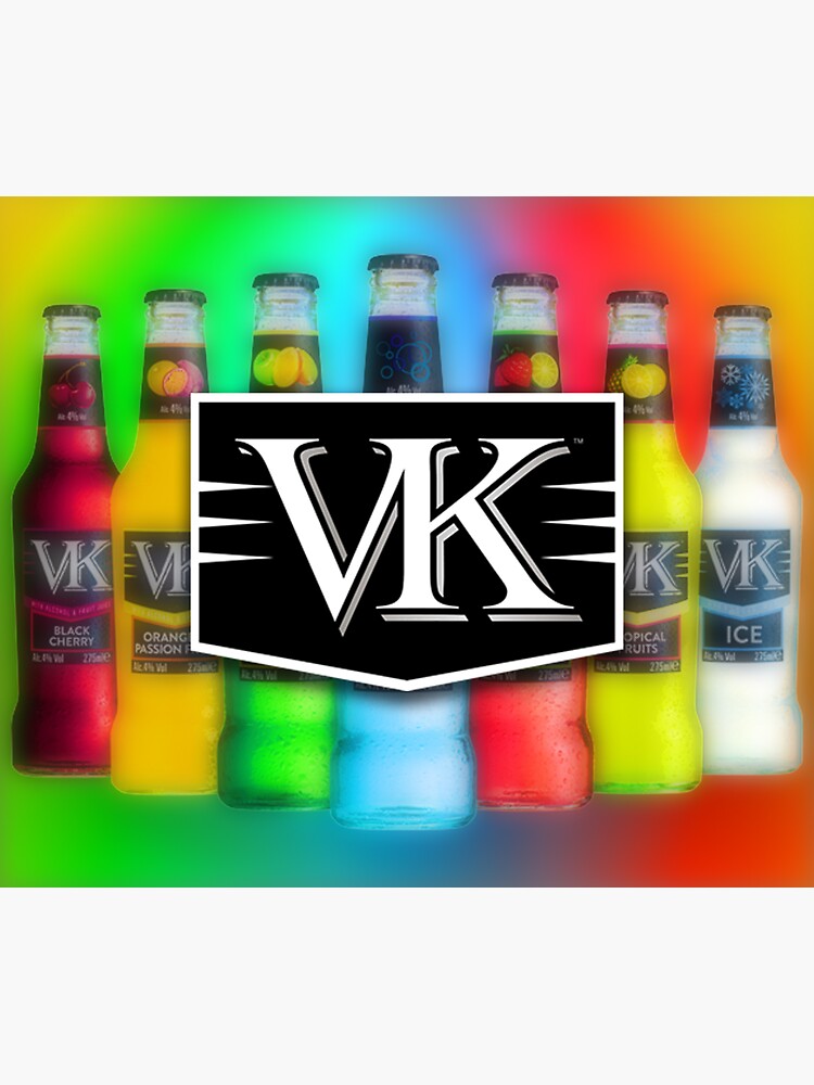 "VK - Vodka Flavoured Drink - Sesh" Sticker for Sale by markey1998 ...