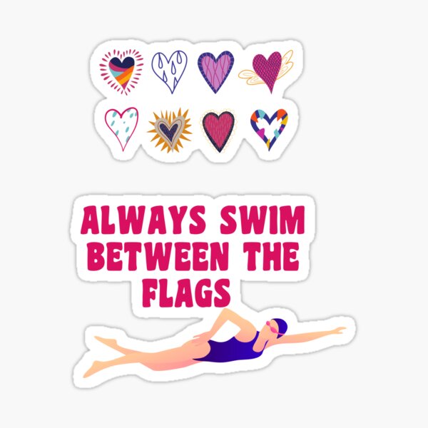 " WATER SAFETY" Sticker for Sale by starfishstuff | Redbubble