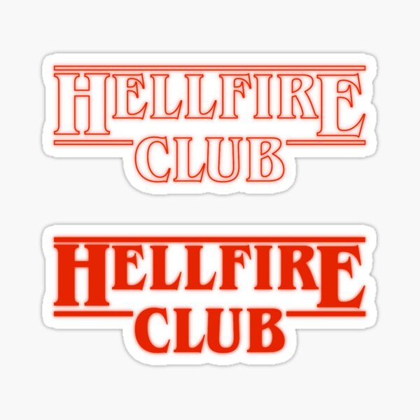 "hellfire club" Sticker for Sale by aftrhour | Redbubble