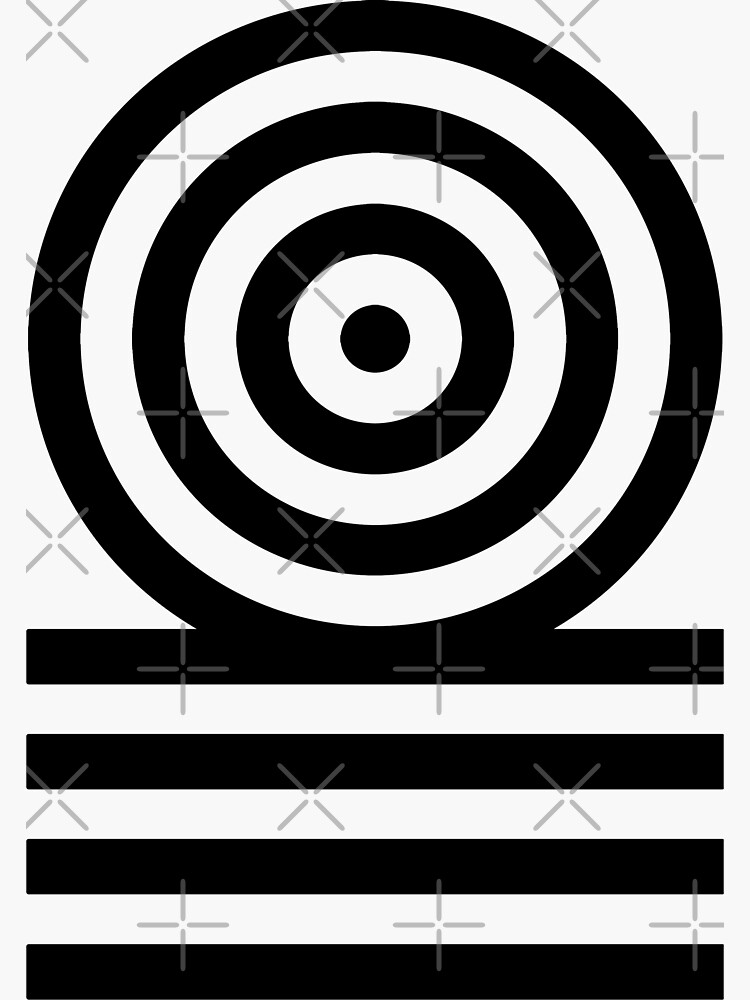"Target2 (Black)" Sticker for Sale by vought | Redbubble