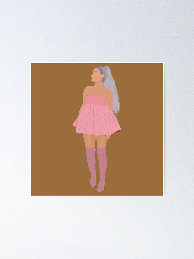 "Ari in Pink Flower Dress Outfit Fan Art" Poster for Sale by senaeksi ...