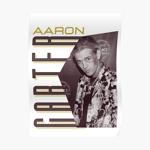 Poster « Aaron Carter », par Denel-Arts | Redbubble
