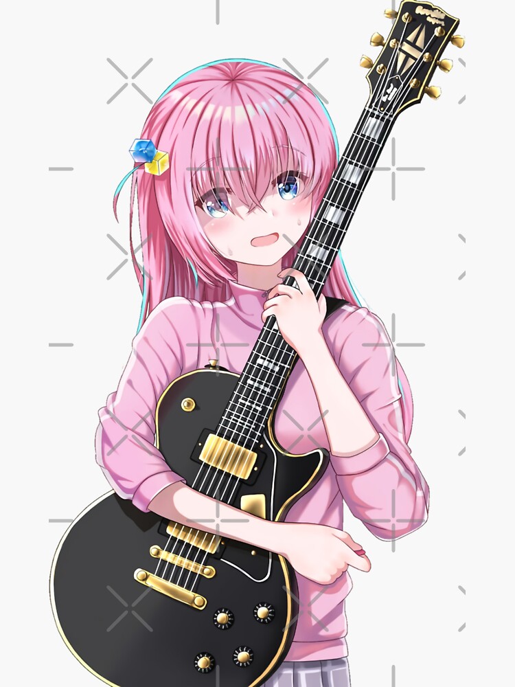 "Hitori Gotou - Bocchi the Rock!" Sticker for Sale by Neelam789 | Redbubble