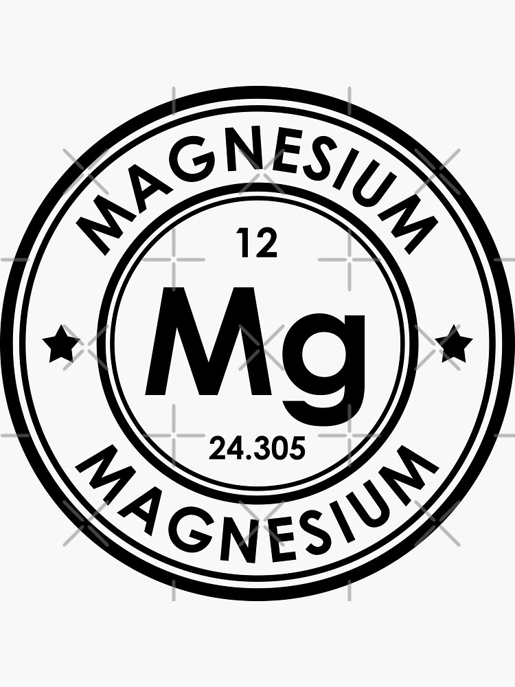 "Magnesium Element" Sticker for Sale by Emllea | Redbubble