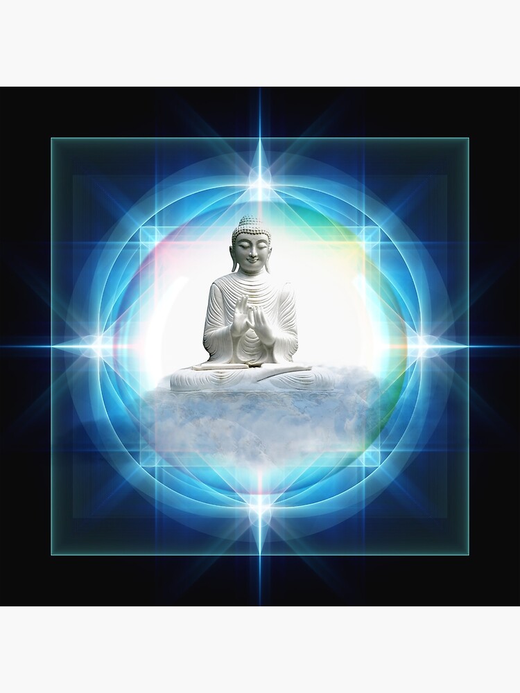 "Buddha Floating In A Blue Star" Poster for Sale by KeeganCreations ...