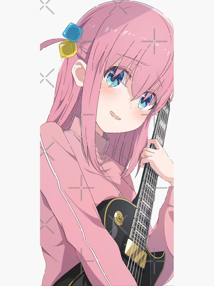 "Hitori Gotou - Bocchi the Rock!" Sticker for Sale by Neelam789 | Redbubble