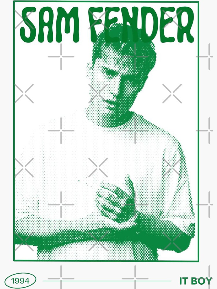 "Sam Fender " Sticker for Sale by KHADAT | Redbubble