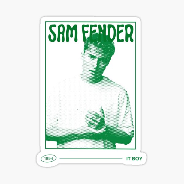 "Sam Fender " Sticker for Sale by KHADAT | Redbubble