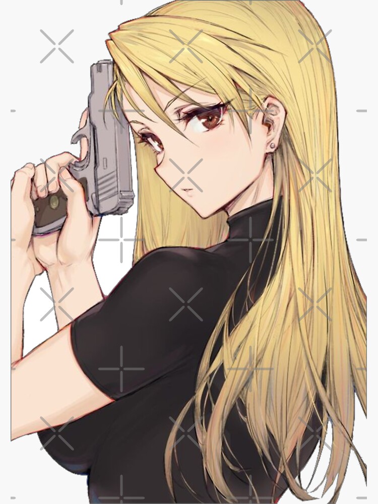 "Full Metal Alchemist - Riza Hawkeye" Sticker for Sale by ...