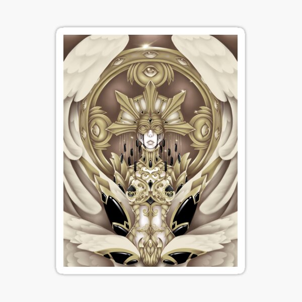 "Onyx angel " Sticker for Sale by EthersparkCo | Redbubble