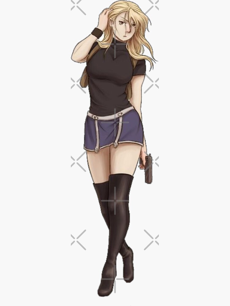 "Full Metal Alchemist - Riza Hawkeye" Sticker for Sale by ...