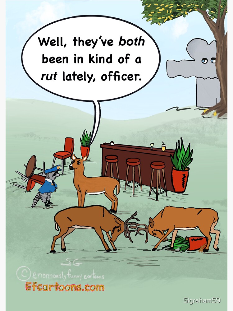 "Stuck in a Rut" Sticker for Sale by Slgraham59 | Redbubble