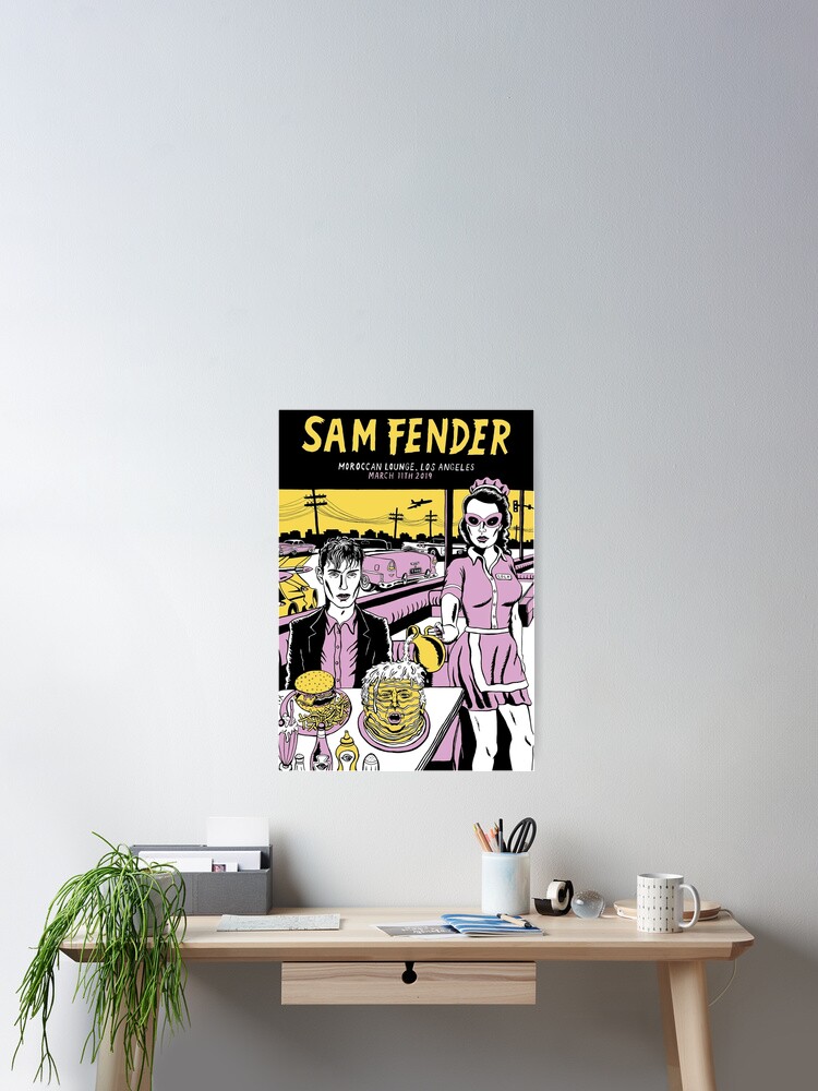 "Sam Fender " Poster by KHADAT | Redbubble