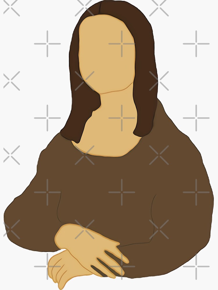 "Mona Lisa" Sticker for Sale by KalipsoArt | Redbubble