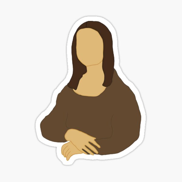"Mona Lisa" Sticker for Sale by KalipsoArt | Redbubble