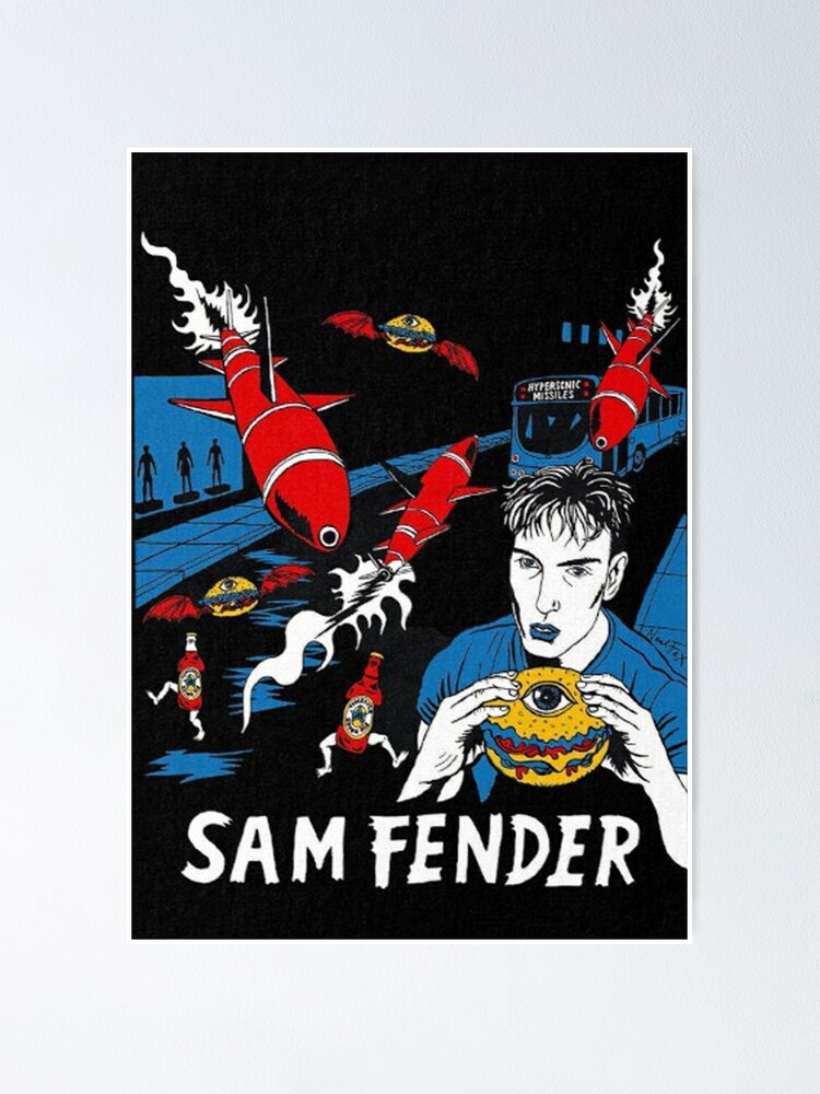 "Sam Fender " Poster by KHADAT | Redbubble