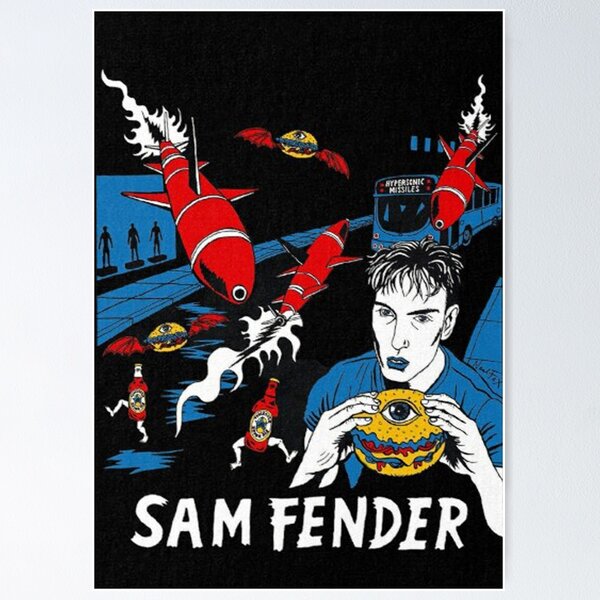 "Sam Fender " Poster by KHADAT | Redbubble