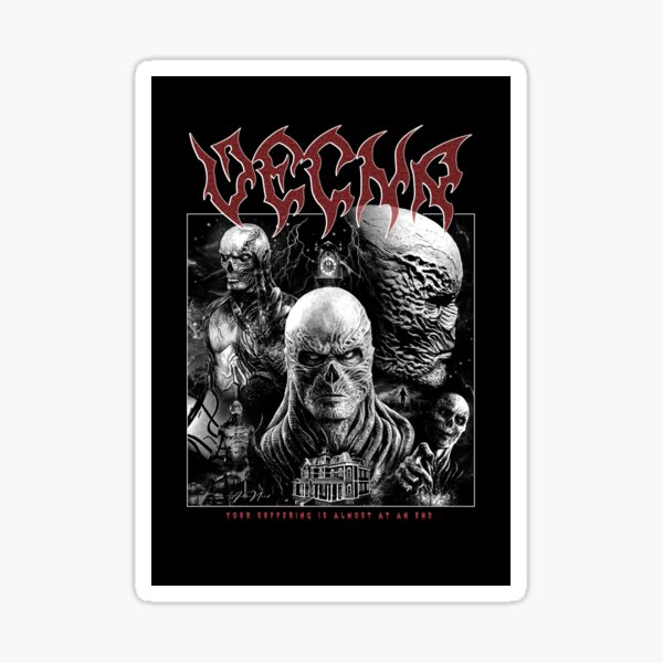 "It's time - Vecna 2" Sticker for Sale by ActiveNerd | Redbubble