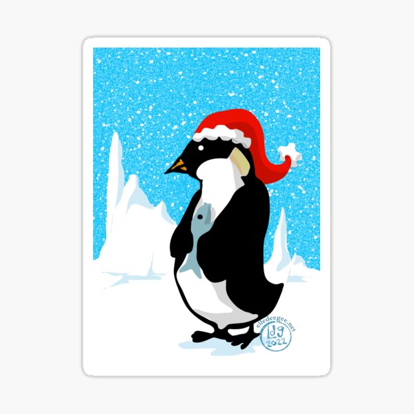 Emperors Secret Santa Sticker For Sale By Elledeegee Redbubble