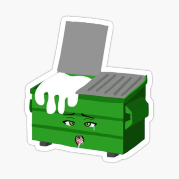 "Cum Dumpster Ahegao meme, new and improved" Sticker for Sale by ...