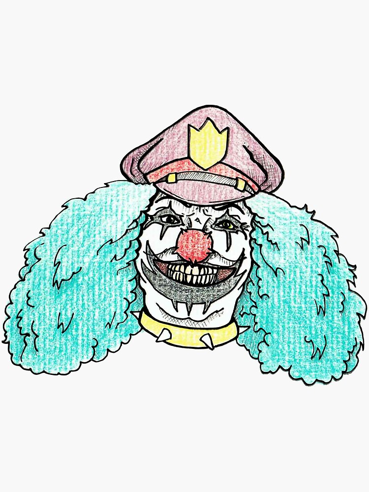 "Dr. Rockso, the Rock and Roll Clown!" Sticker for Sale by ...