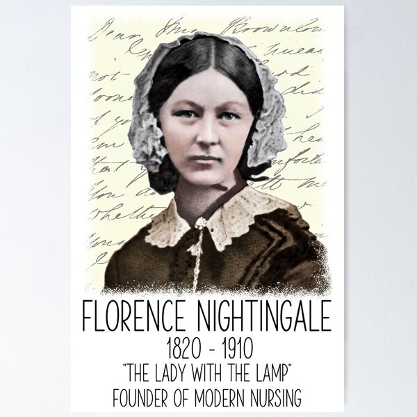 "Florence Nightingale" Poster for Sale by historeetees1 | Redbubble