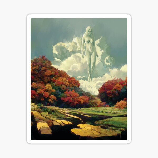 "Falling Lightly" Sticker for Sale by bigtimart | Redbubble